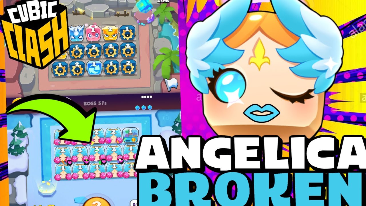*NEW* ANGELICA IS AMAZING 😱😱 12800 DMG BUFF ! | CUBIC CLASH - YouTube
