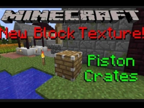 how to make a crate in Minecraft - YouTube