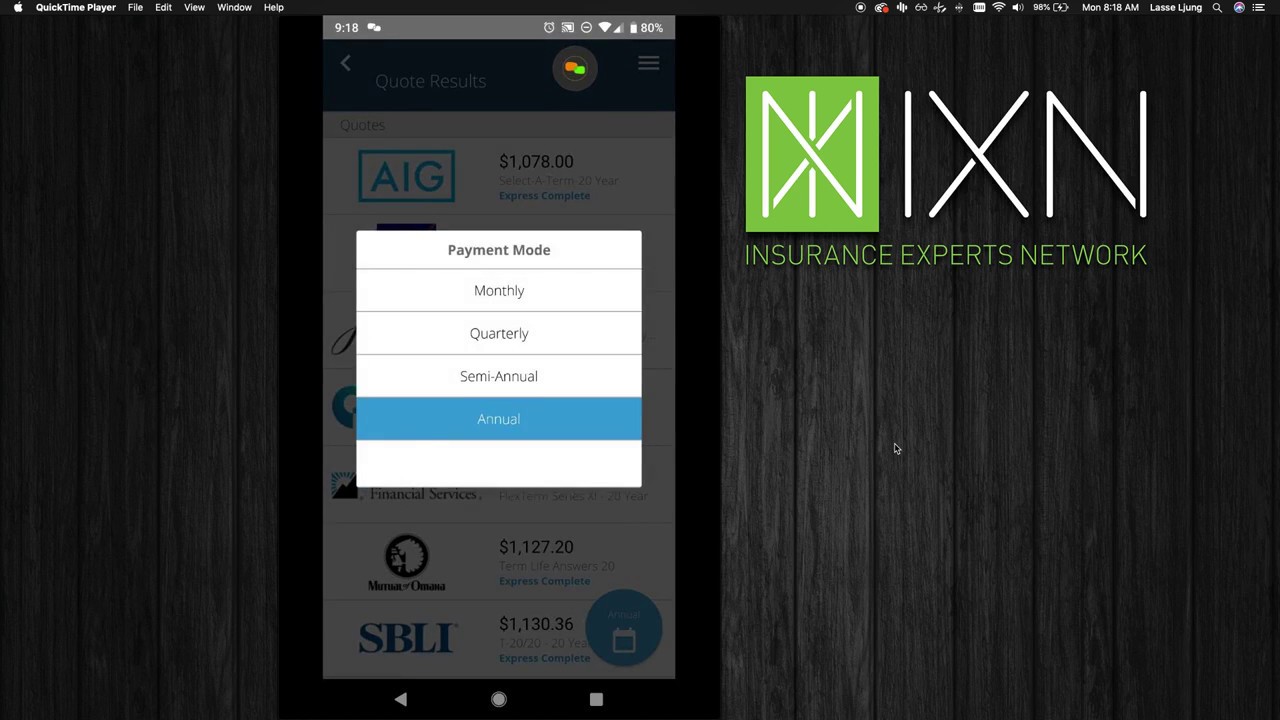 IXN Mobile Overview of Options - YouTube