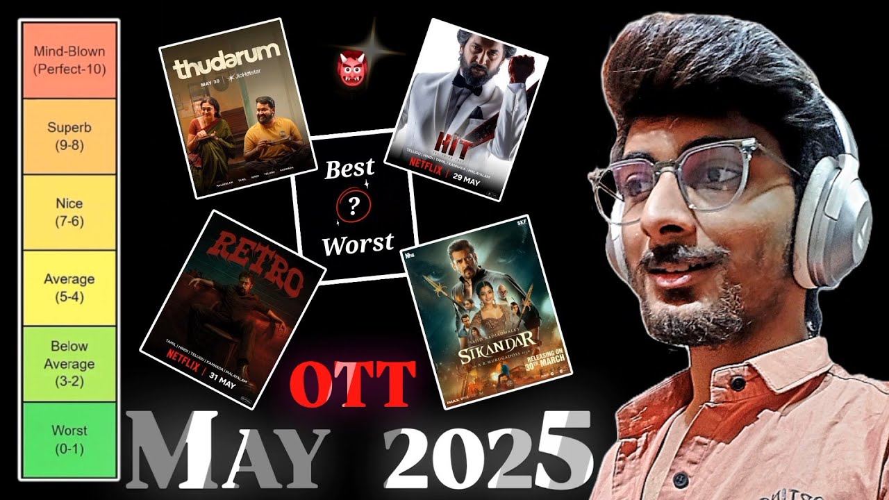 May 2025 OTT Movies | Quick Reviews | Tier List Ranking by Aditya ...