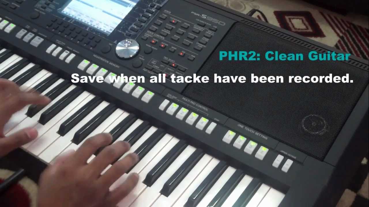 How to Create Style in Yamaha Keyboard | Yamaha Style Programming ...