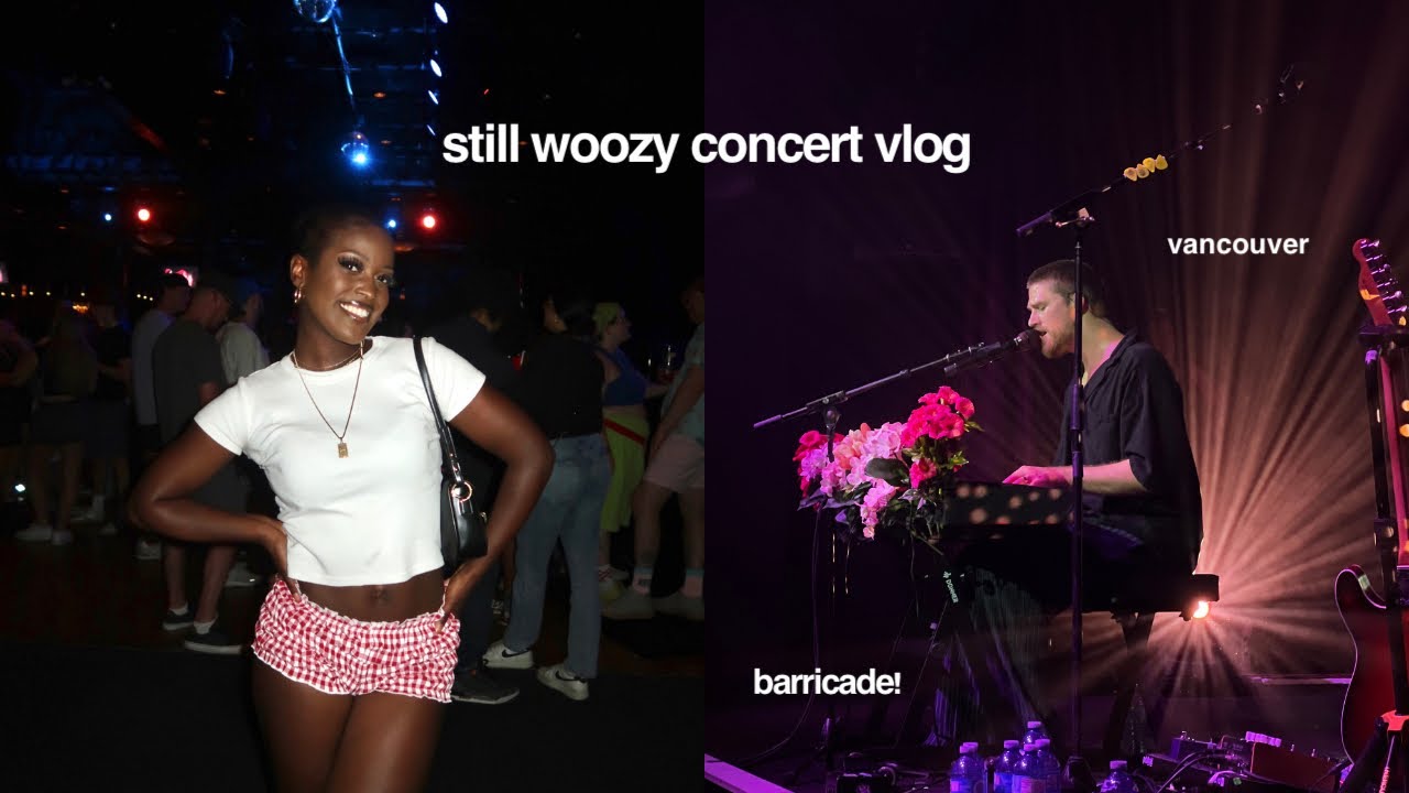 come with me to a still woozy concert in Vancouver *WE GOT FRONT ROW ...