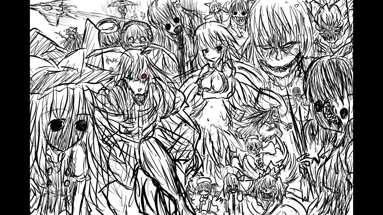 Touhou Igyoukyo Grotesque Land Story ~ Variants Summary! - YouTube