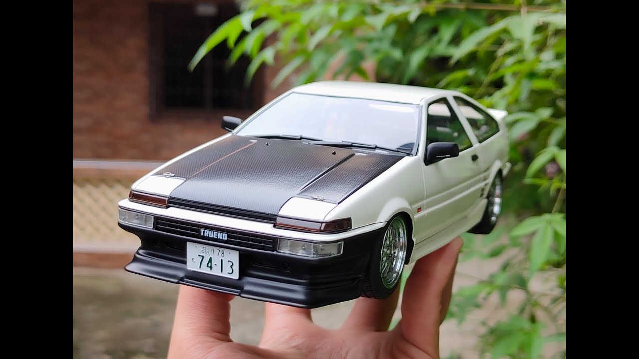 1:18 Keiichi Tsuchiya Toyota Sprinter Trueno (AE86) TK-Street "Early Version" White - YouTube
