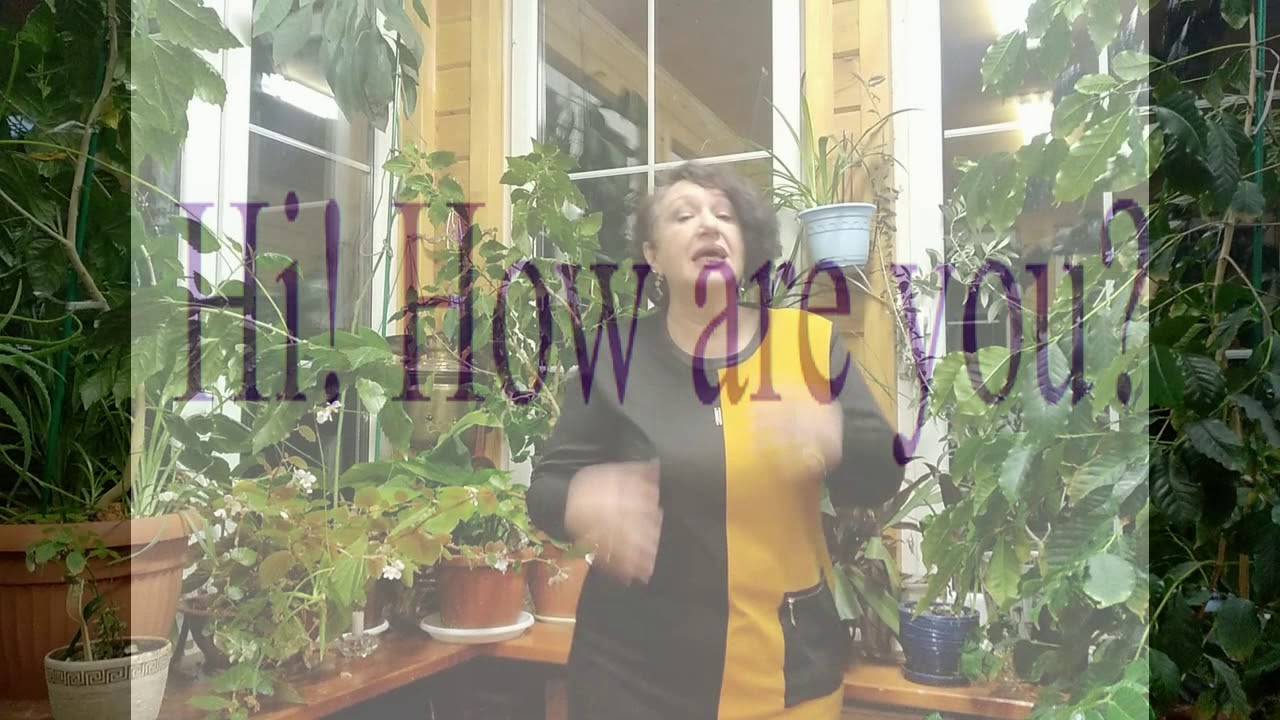 Урок №1. Hi! How are you? - YouTube