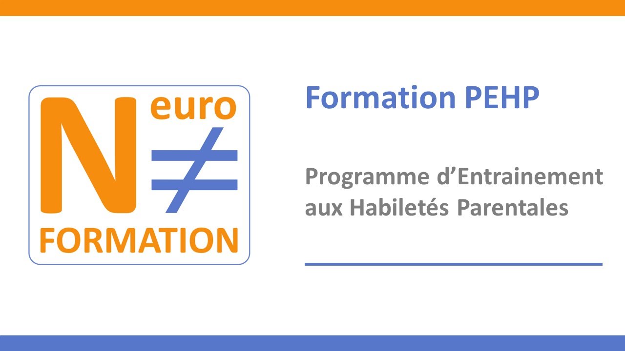 Formation PEHP - Nouvelles sessions à distance ! - YouTube