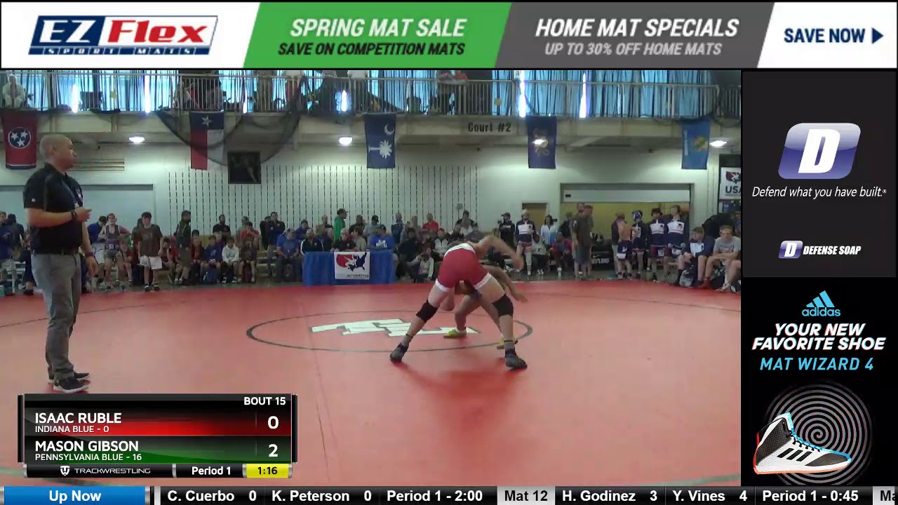 Mat 6 97 Isaac Ruble Indiana Blue Vs Mason Gibson Pennsylvania Blue ...