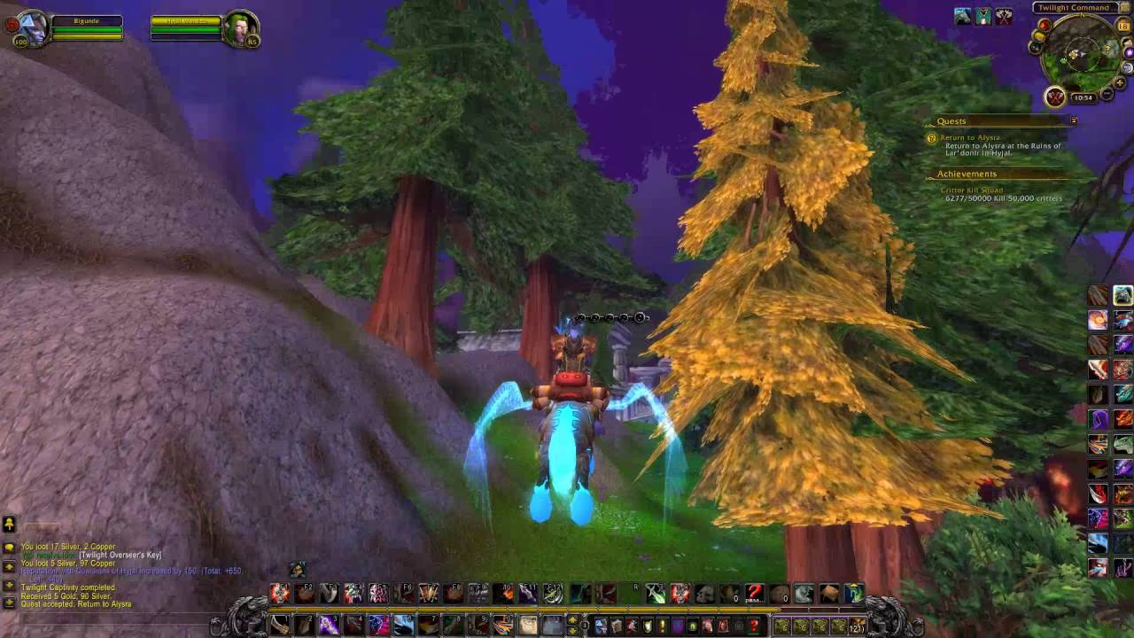 Quest Return To Alysra In Wow - YouTube