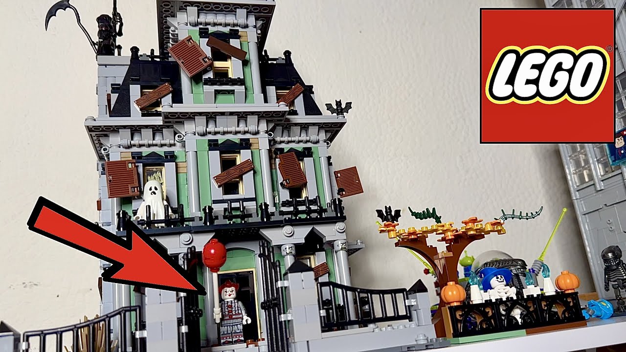 CUSTOM LEGO HAUNTED HOUSE - YouTube
