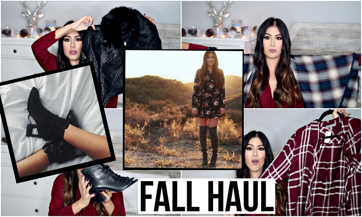 Fall Collective HUGE HAUL: Tumblr Outfits, Boots, & More - YouTube