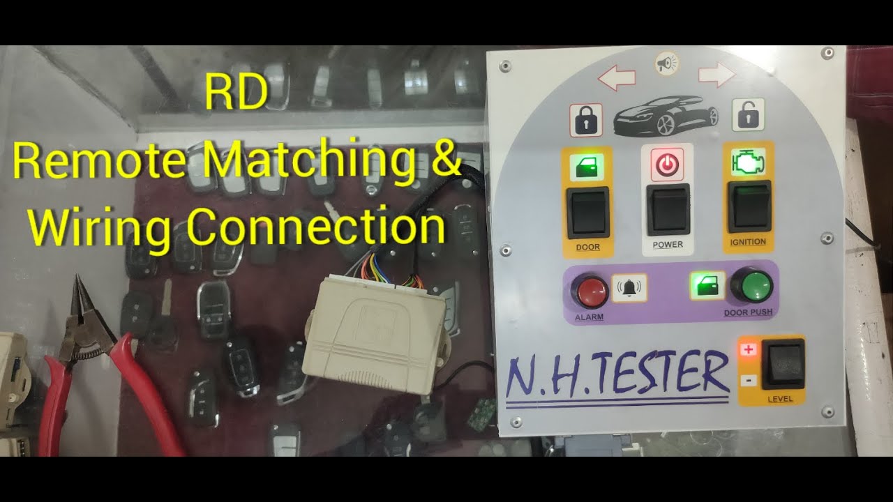 RD Remote matching & Wiring Connection - YouTube