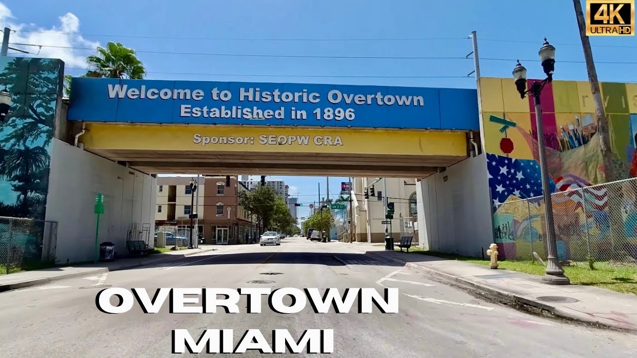 Driving Overtown Miami Florida 4K - YouTube