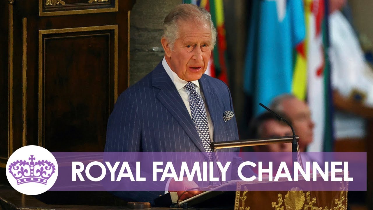 Charles Remembers His 'Beloved Mother' on Commonwealth Day - YouTube