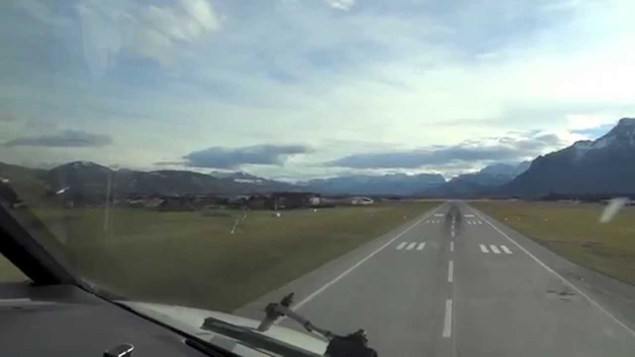 Salzburg SZG Approach, Landing and Takeoff - YouTube