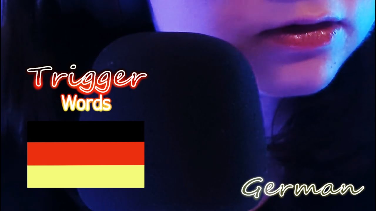 [ASMR] German Trigger Words / Close Ear To Ear Whispering - YouTube
