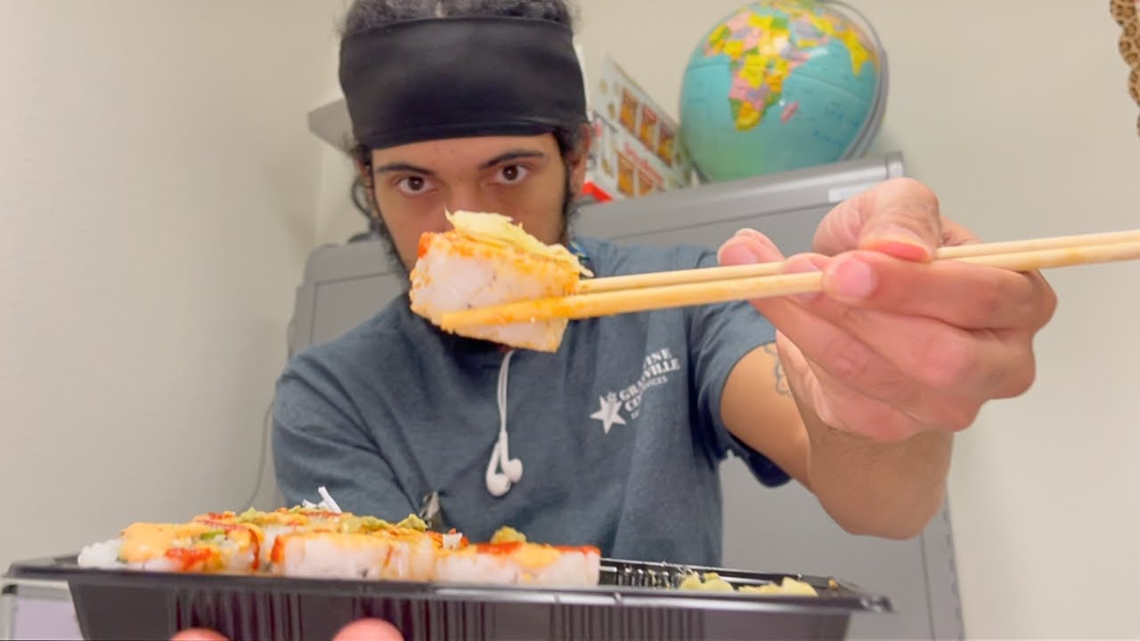 Eating Sushi From Target - YouTube