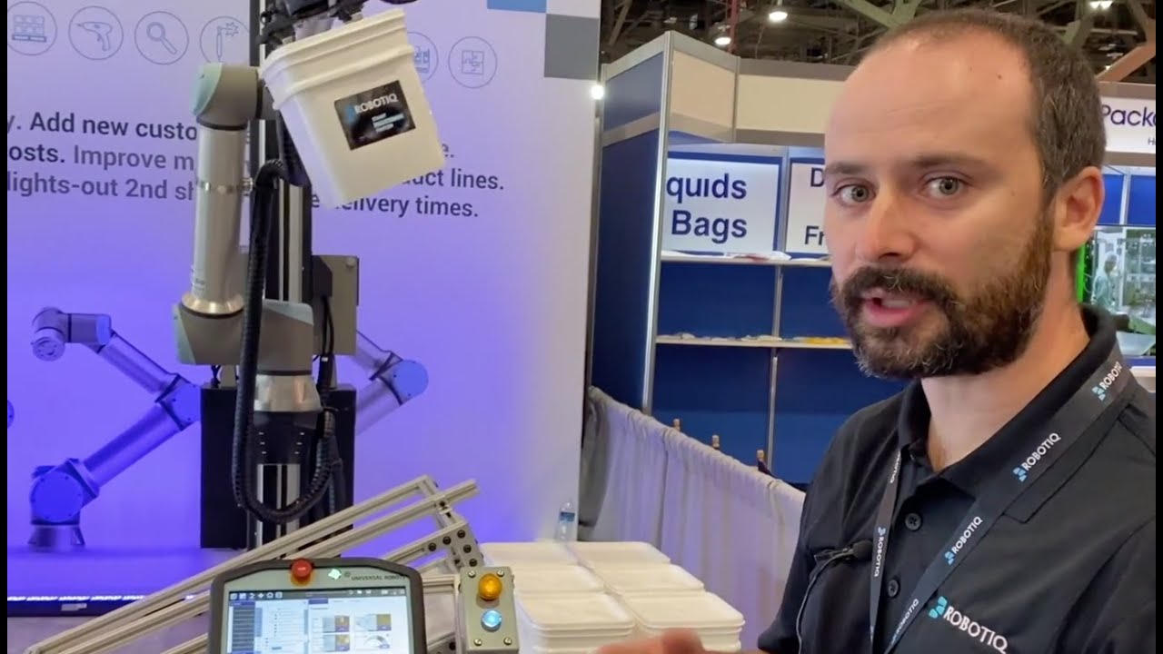 Universal Robots' Robotic Palletizing System - YouTube