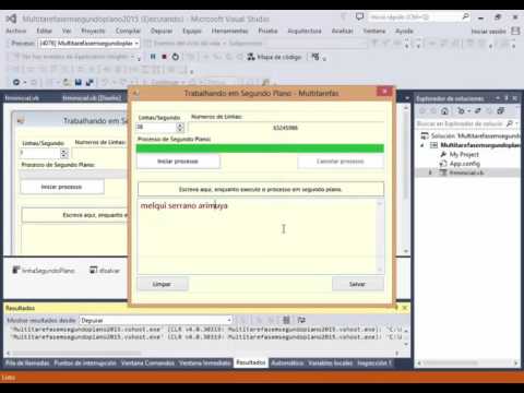 VB.NET 2015 - Trabalhando uma aplicação em Segundo Plano - Multitarefas ...