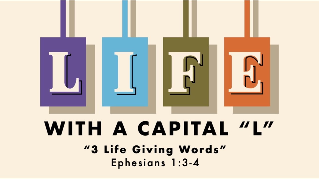 3 Life Giving Words - YouTube