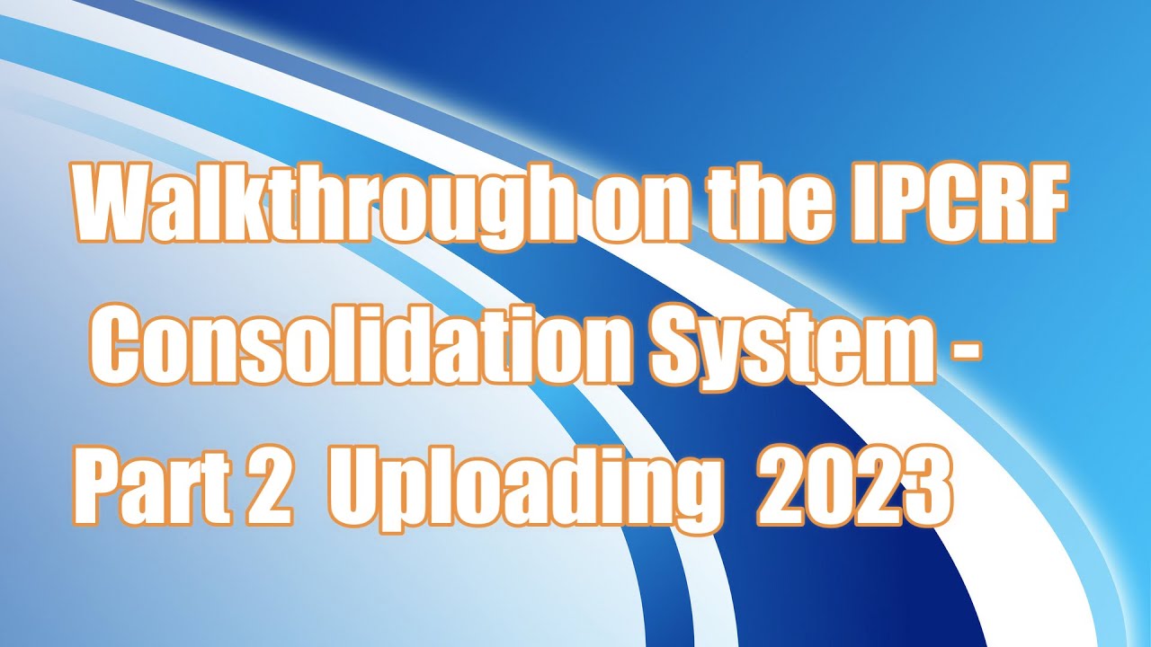 Walkthrough on the IPCRF Consolidation System Part II Monitoring # ...