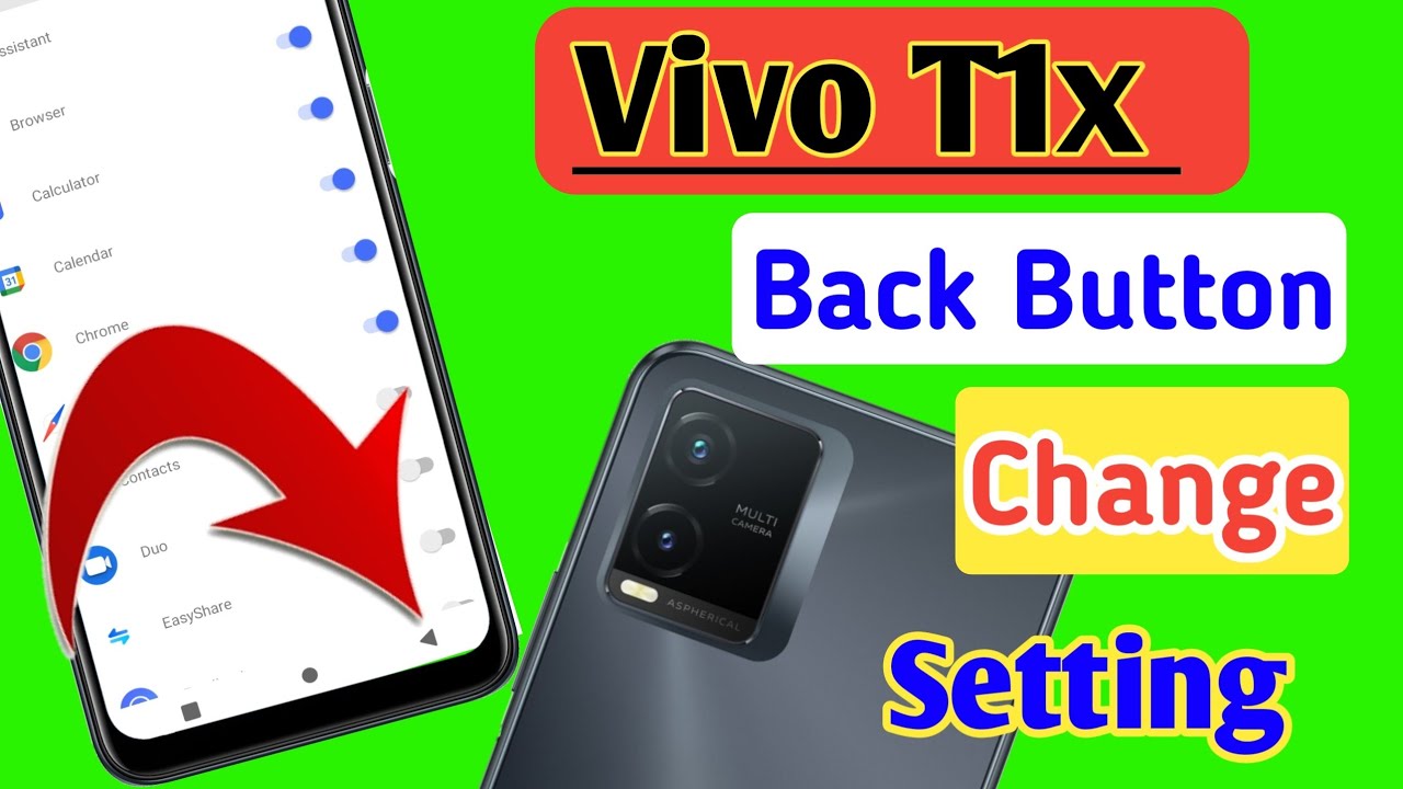vivo t1x back button, vivo t1x navigation bar, How to change navigation ...