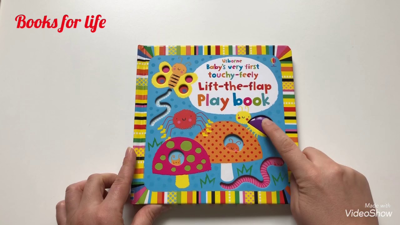 Baby's very first touchy-feely lift-the-flap play book Usborne - YouTube