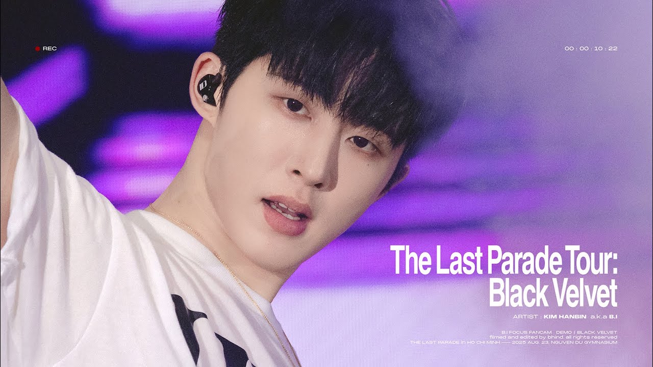 THE LAST PARADE TOUR : BLACK VELVET ( 김한빈 비아이 직캠 B.I focus ) - YouTube