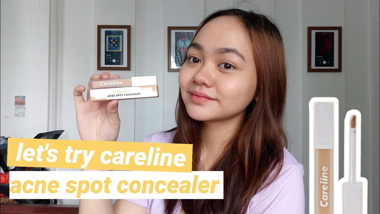let's try careline acne spot concealer - YouTube