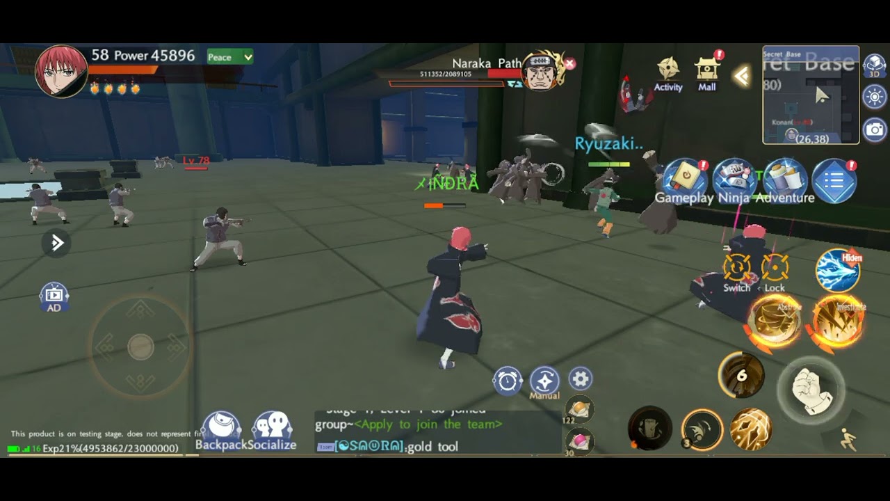 DEFEATING PAIN NARAKA PATH •|| NARUTO SLUGFEST X - YouTube