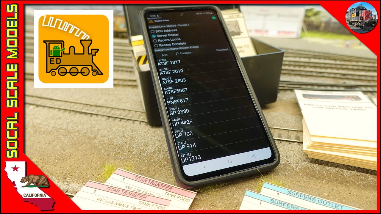 Operations | Using Engine Driver App to run the hauler - YouTube