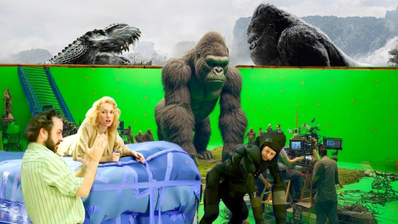 King Kong (2005) - Making | Behind The Scenes | Climax Scene Shooting ...