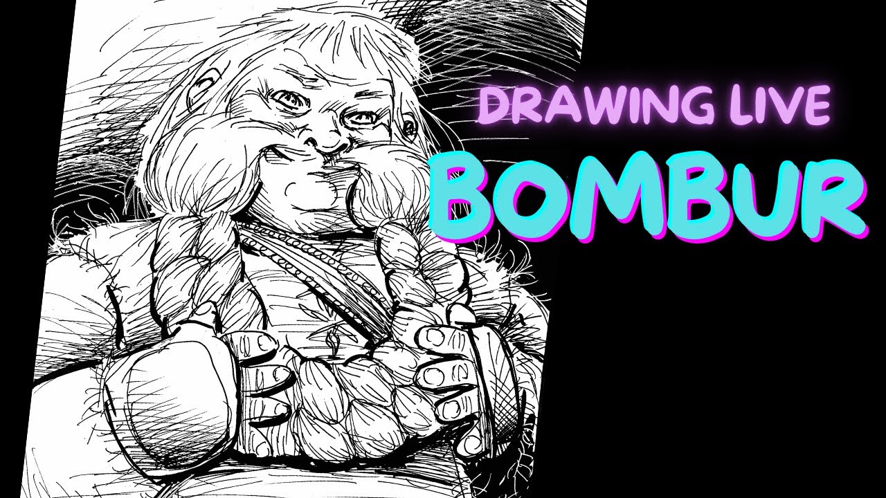 Drawing live - BOMBUR - YouTube