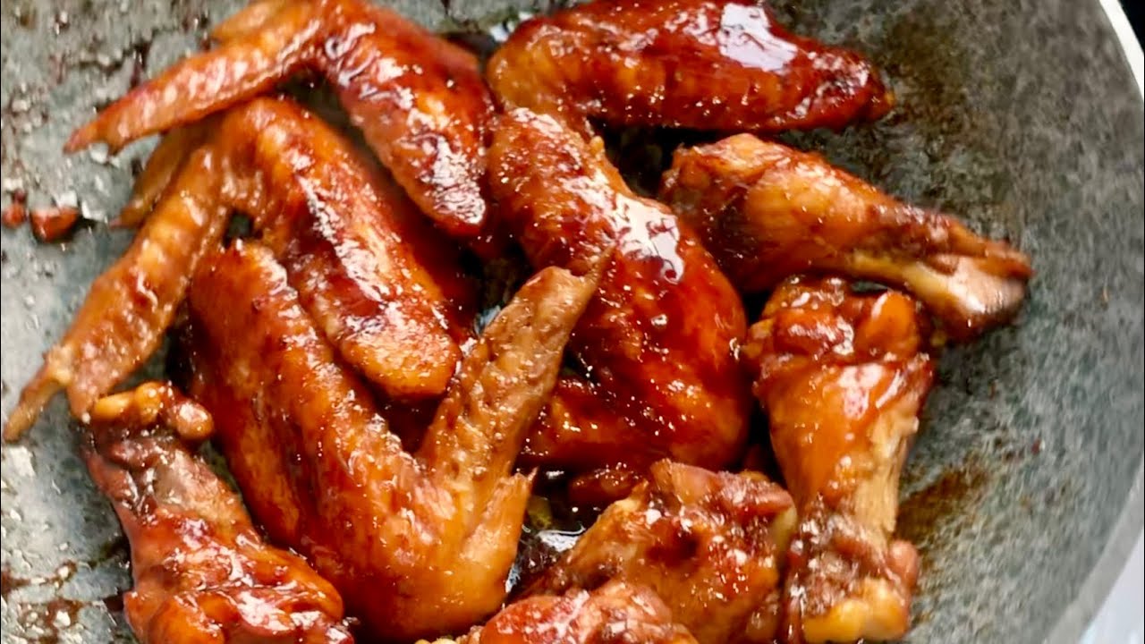 Juicy Chicken Wings | Easy Simple Braised Wings | No deep fry - YouTube