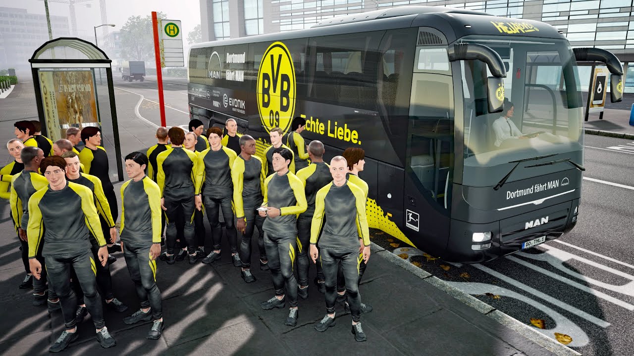 Fernbus Simulator | Football Team Bus - YouTube