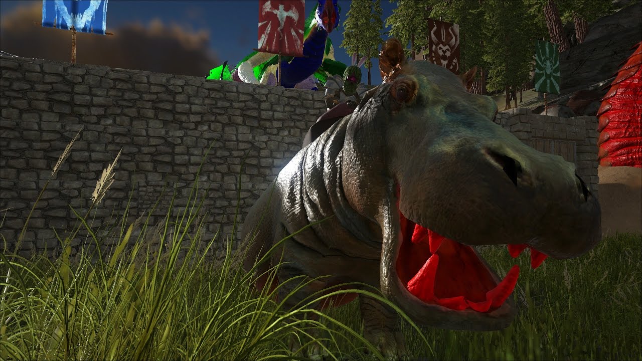 Ark: Survival Evolved EP 6 - OP Hippopotamus ?!? Pugnacia MOD Thieves ...