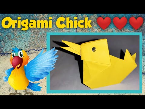 Origami Chick (Cute, Beautiful and Creative Origami) - YouTube