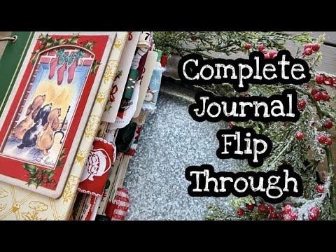 Complete Journal Flip Through Video / Chatty Version Junk Journal Flip ...