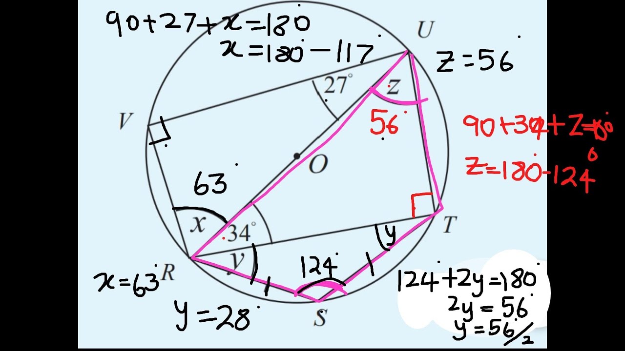Cyclic Quadrilaterals 🟠💠| Hemi Circle 🌗|⏫️ Right Triangle📐🤝| Chord 🔄 ...