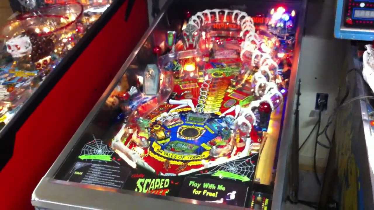 1996 BALLYS SCARED STIFF PINBALL RESTORATION - YouTube