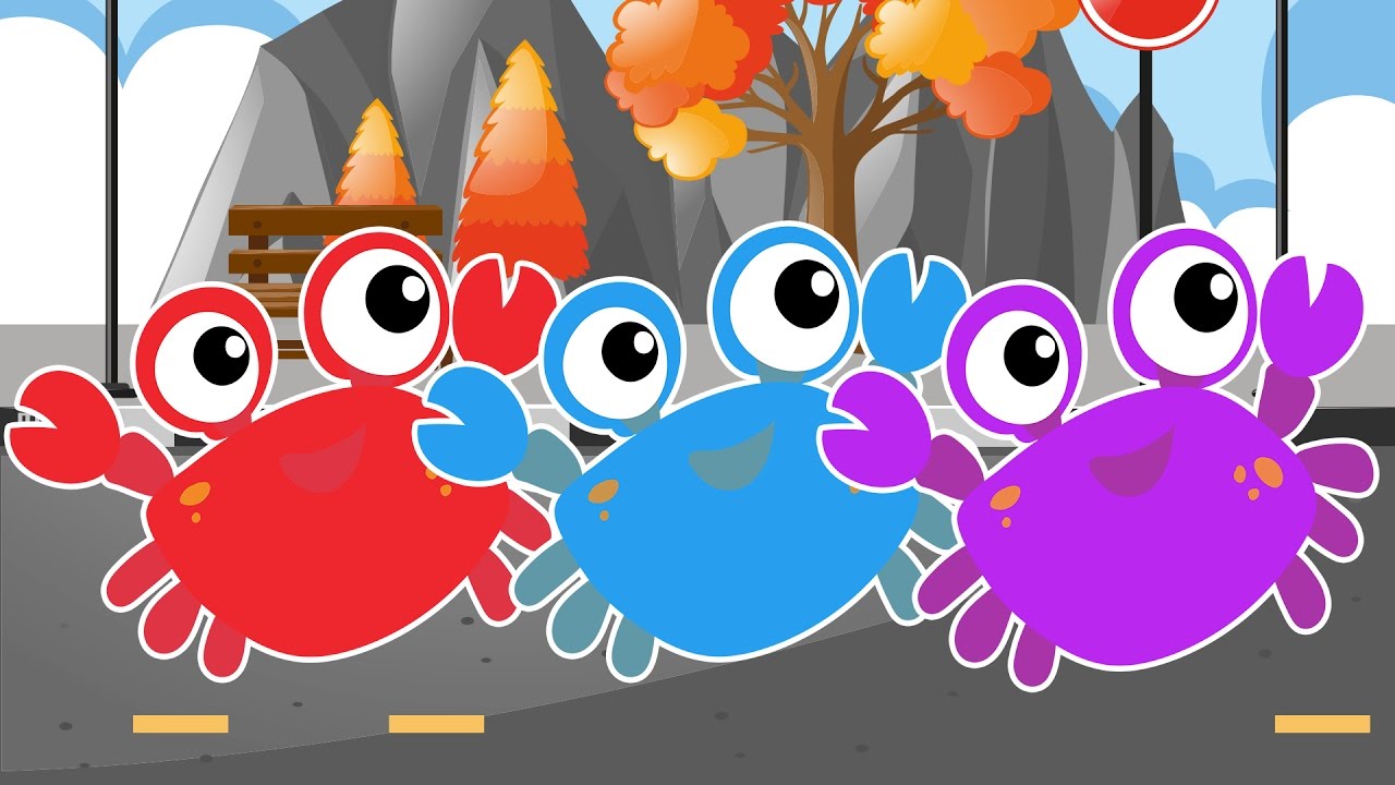 Learn Colors and Numbers For Kids With Crab | Learn Colors with Animals ...