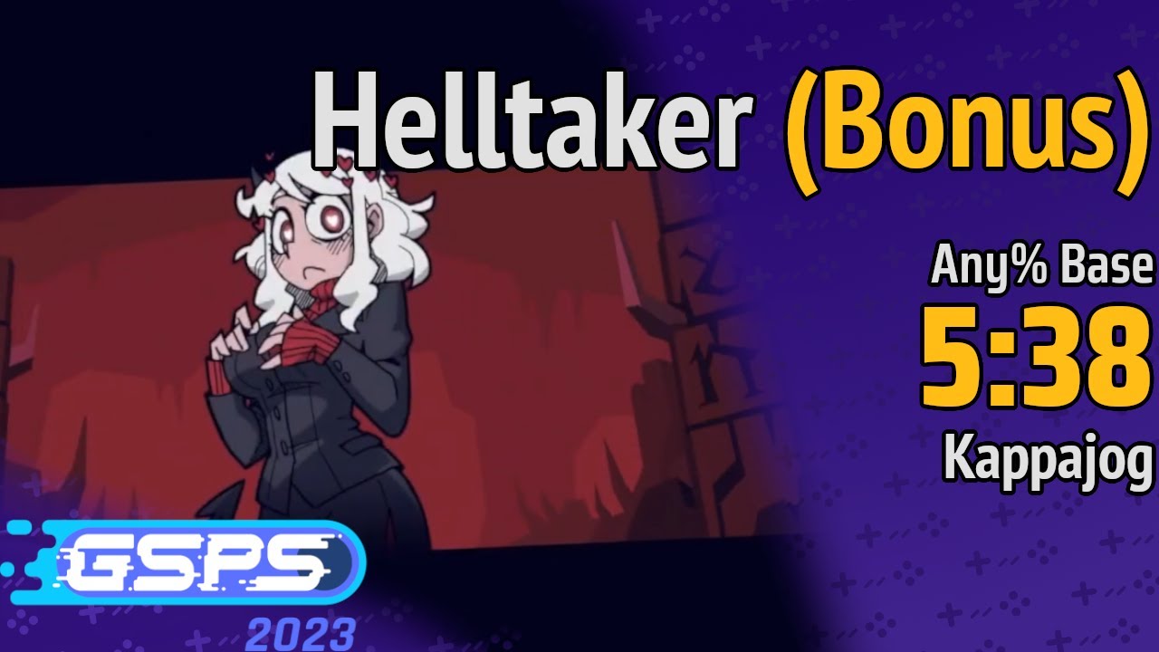 GSPS 2023 - Helltaker (Bonus - 3000zł) [Any% Base] - Kappajog - YouTube
