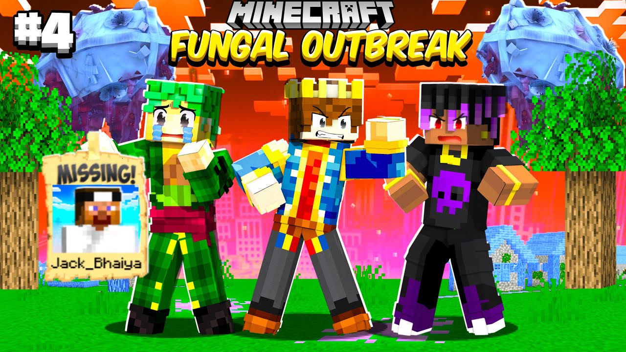 PART 4 - 100 Days In FUNGAL OUTBREAK WORLD in Minecraft 😰 - YouTube