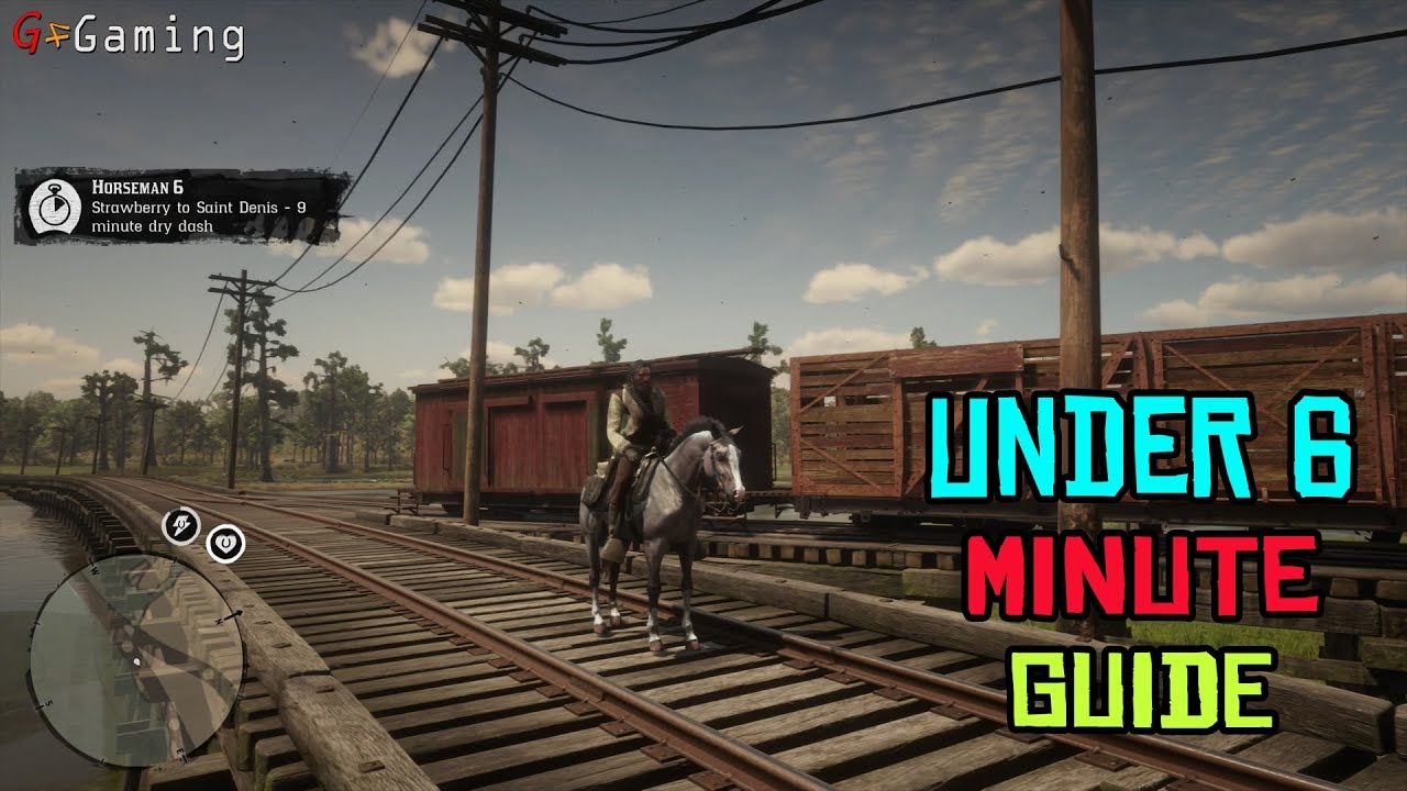 Red Dead Redemption 2 - Strawberry to Saint Denis in Under 9 Minute ...