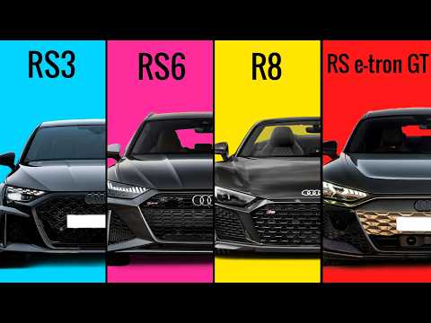 The 7 Fastest Audi Cars Explained in 10 minutes