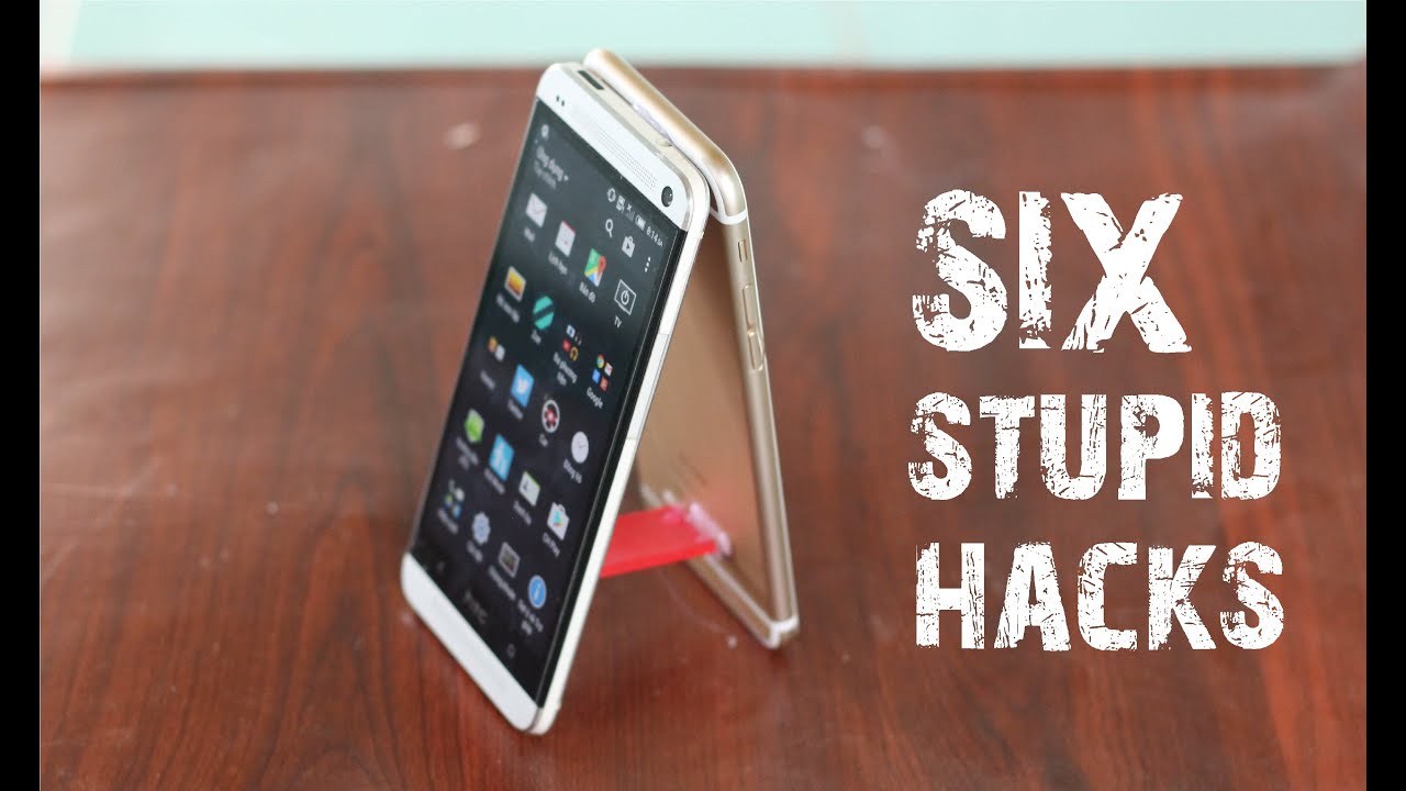 6 Stupid Iphone Hacks that Work | Phone Hacks - YouTube