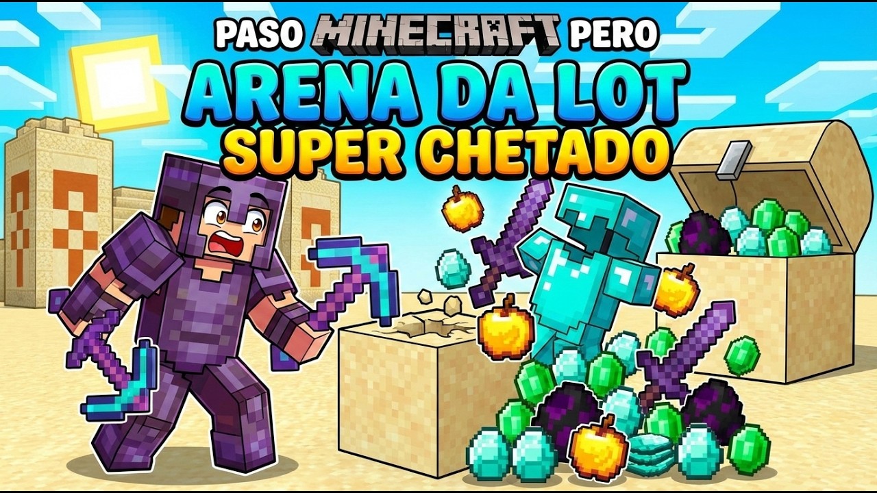 ME PASO MINECRAFT PERO LA ARENA ME DA LOOT ULTRA CHETADO - YouTube