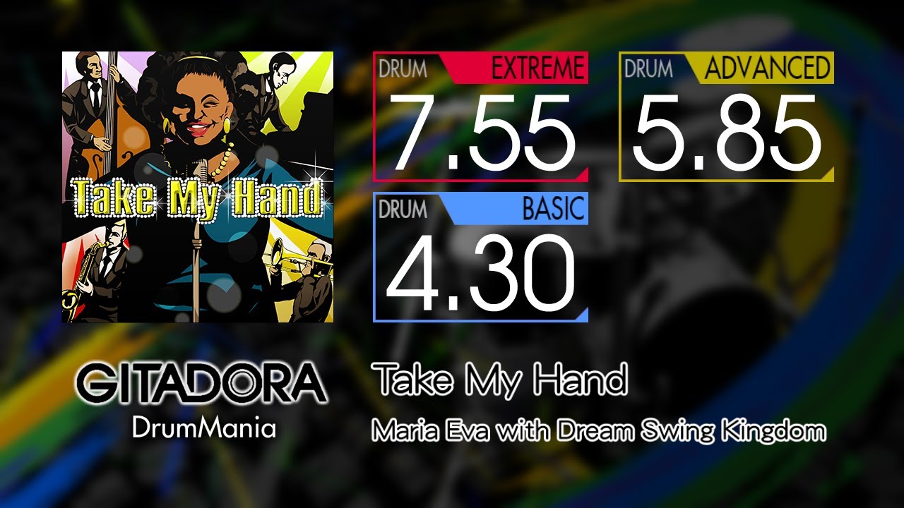 【GITADORA】 Take My Hand (EXTREME ~ BASIC) Drum - YouTube