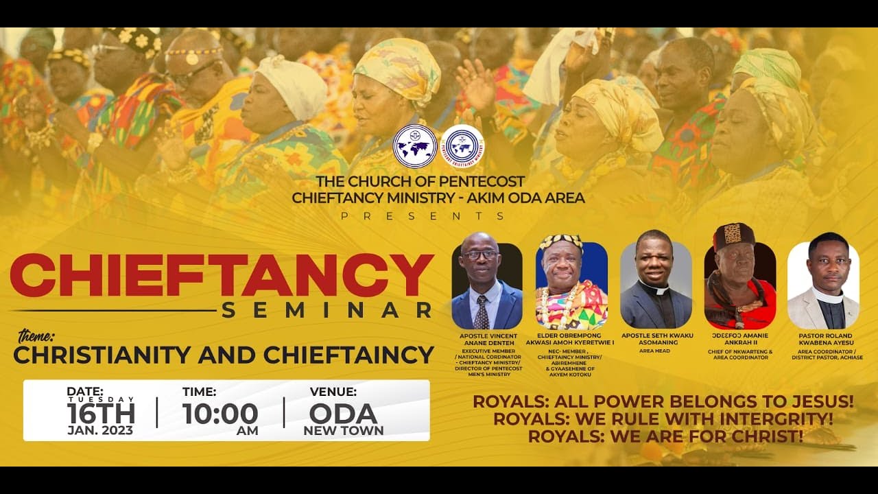 CoP Chieftaincy Ministry National Coordinator Meets Akim Oda Area ...