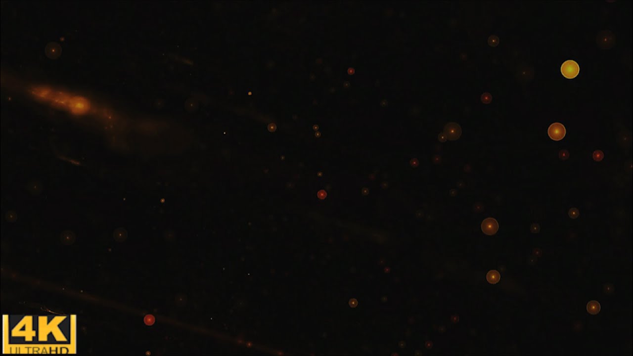 Overlays Video Effect Golden Particles With Dust 4k - YouTube