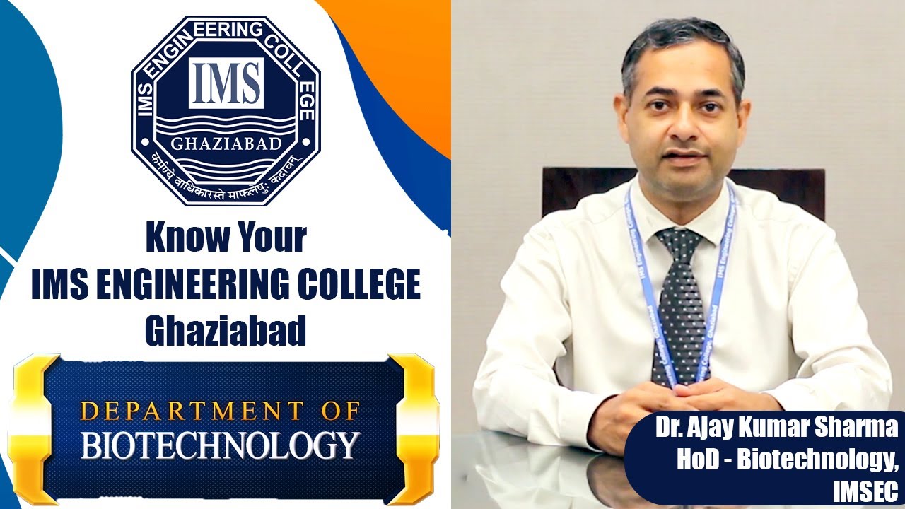 Biotechnology || Know Your IMS Engineering College || Episode - 1 - YouTube